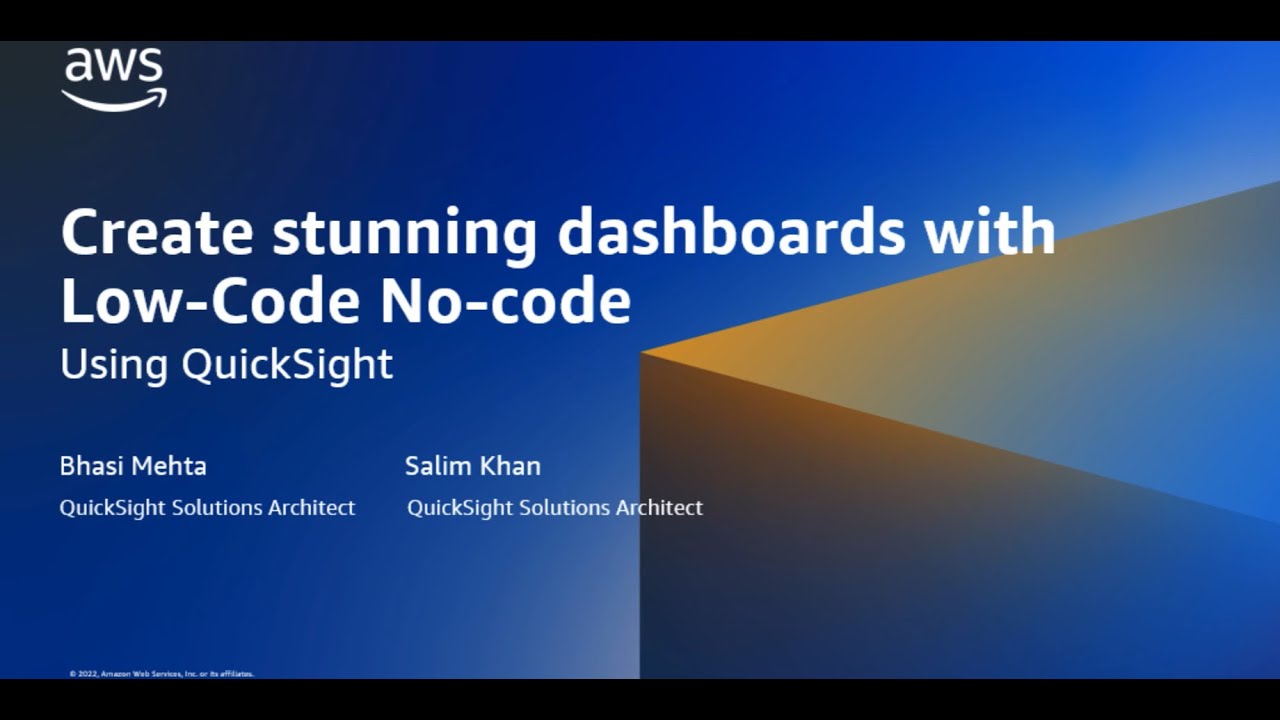 Create stunning dashboards with Low-code/No-code Using Amazon ... Create stunning dashboards with Low-code/No-code Using Amazon ...