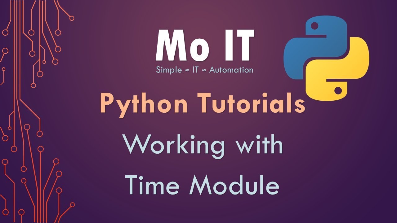 Python Tutorials - Time Module with Examples
