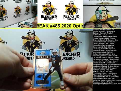 BREAK #485 2020 Optic Contenders Football Mega Box (Burrow /75!!!)