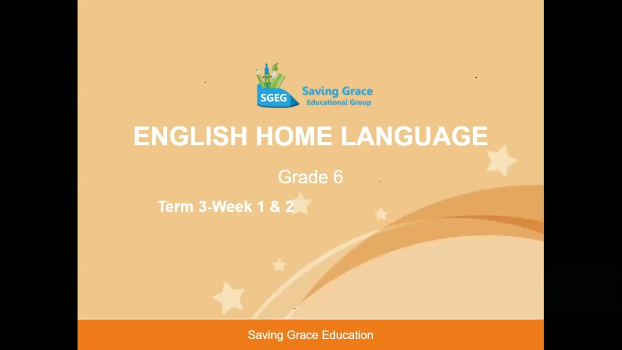 Grade 6 English Home Language Term 3 mp4 - Lesson Video