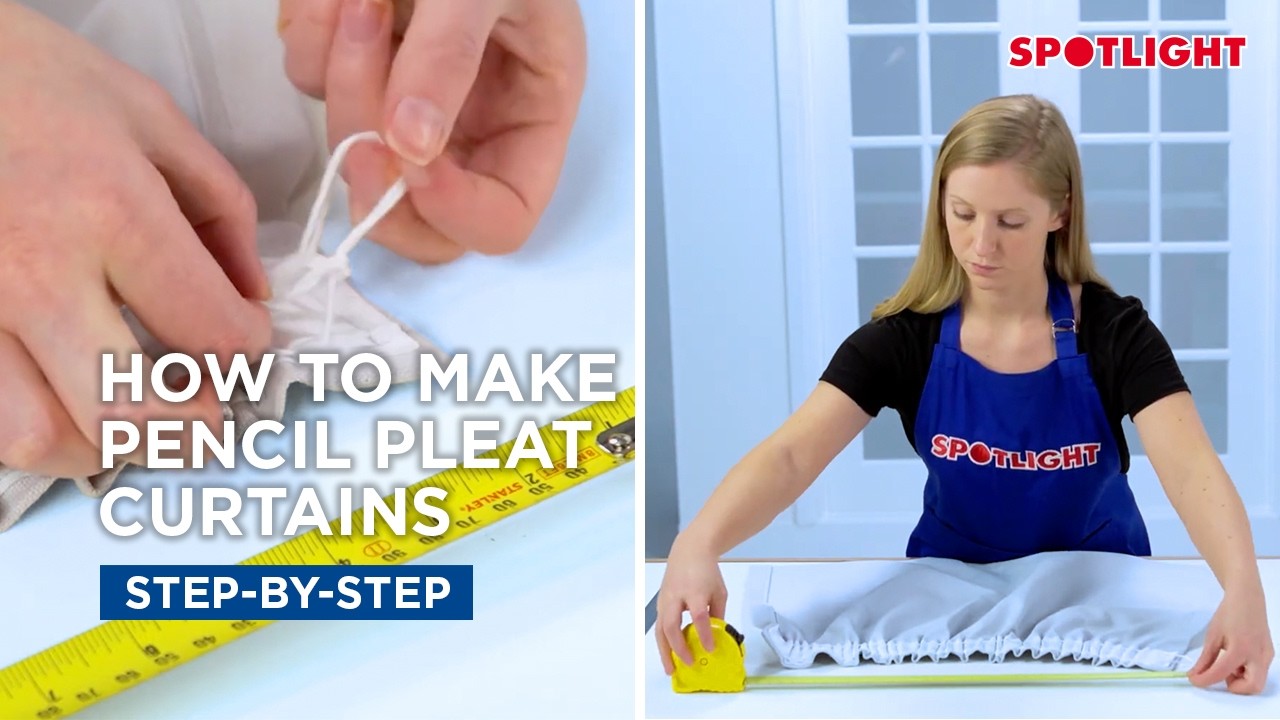 How To: Make Pencil Pleat Curtains | Spotlight Stores