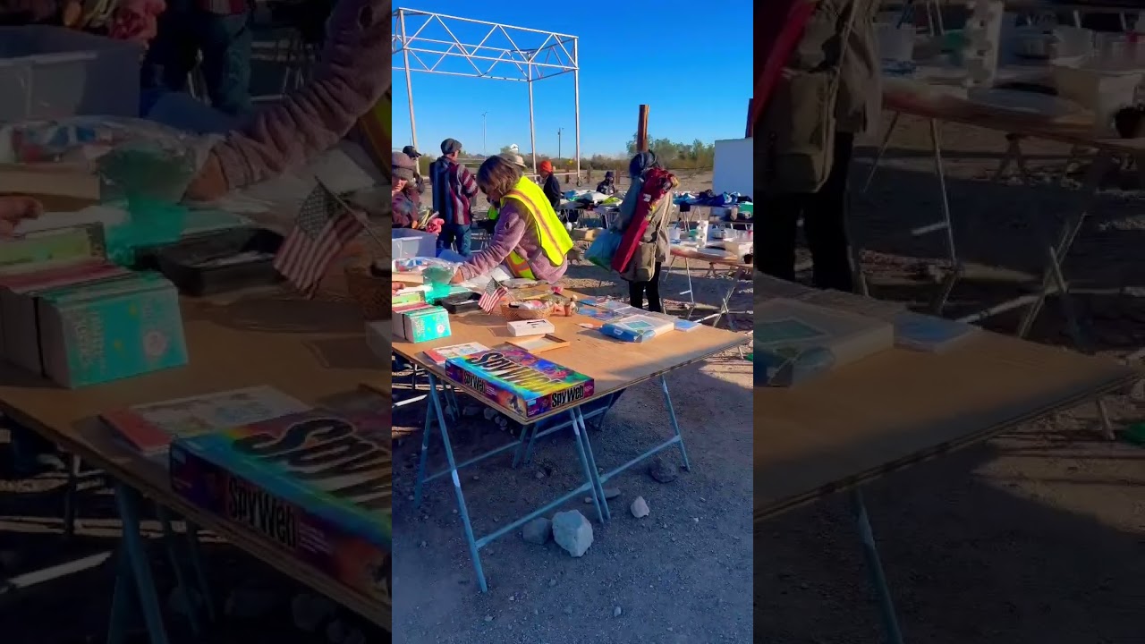 The Free Pile at the Rubber Tramp Rendezvous, RTR, Quartzsite AZ. 😮🏜️