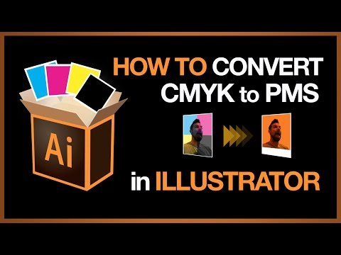 How To Convert CMYK to PMS Colors / Adobe Illustrator CC 2017