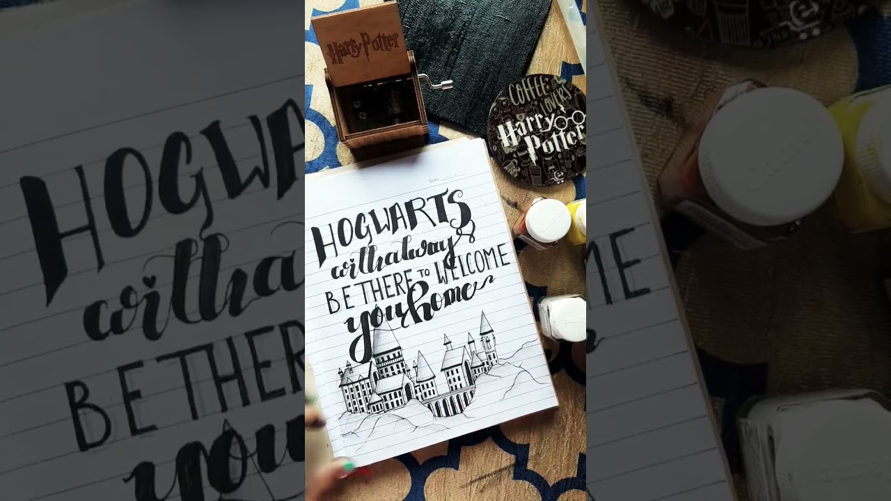 making of marauders map #harrypotter #wizard