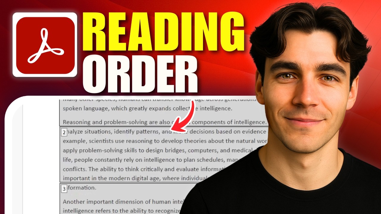 How to Fix Reading Order Using Adobe Acrobat Pro DC (Tutorial 2026)