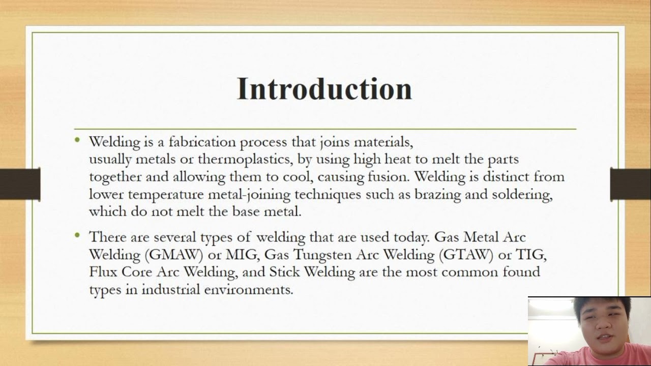 Workshop Technology Presentation DJJ10033 (Welding)