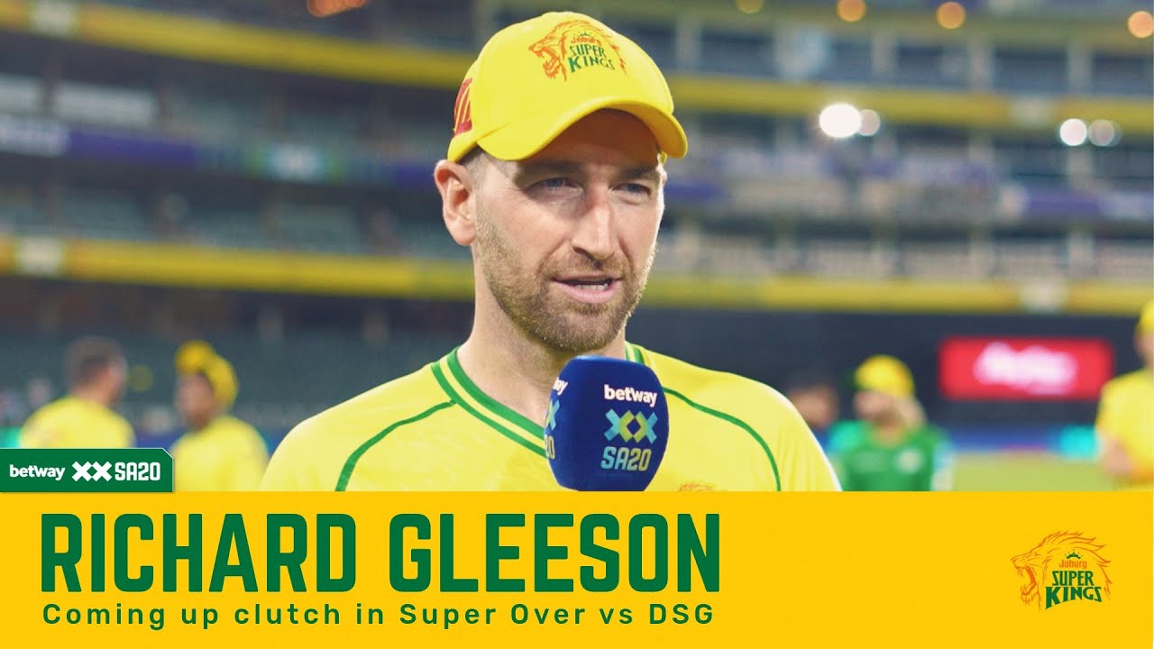 Richard Gleeson, Joburg Super Kings | JSKvDSG Post-match interview ...