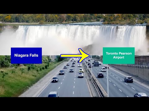 [ 4K ] Niagara Falls To Toronto Pearson Airport Time-lapse Driving Tour
