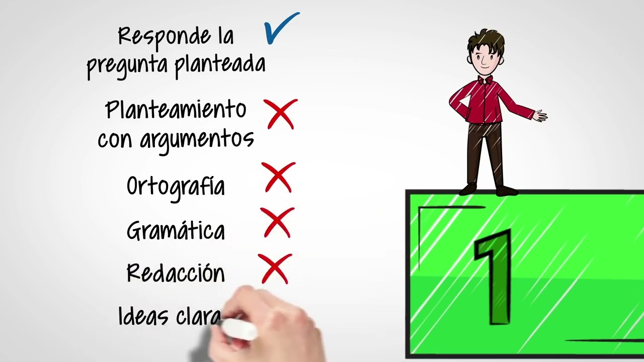 Qué evalúa la prueba de comunicación escrita