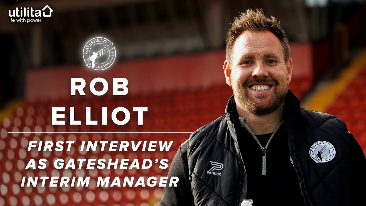 "I want to take the club forward" 📈 | Rob Elliot named as Gateshead's ...