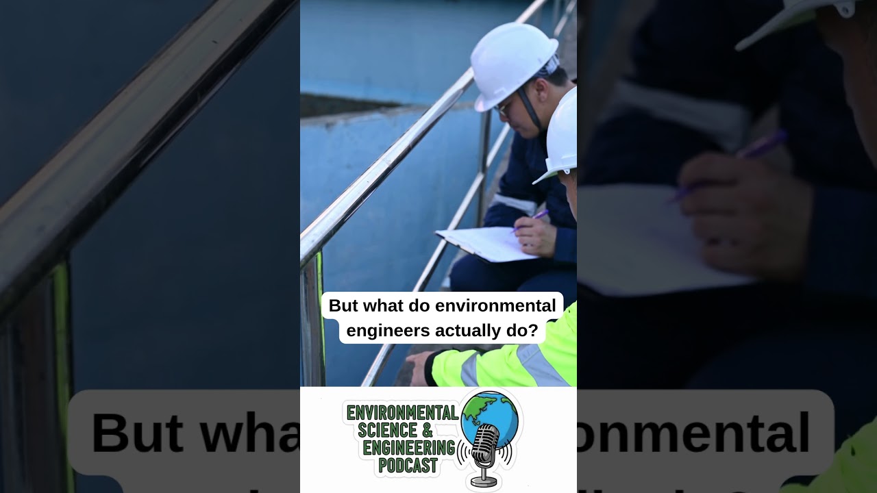 What Do Environmental Engineers Actually Do? #environmentalengineering #pollution #climatechange