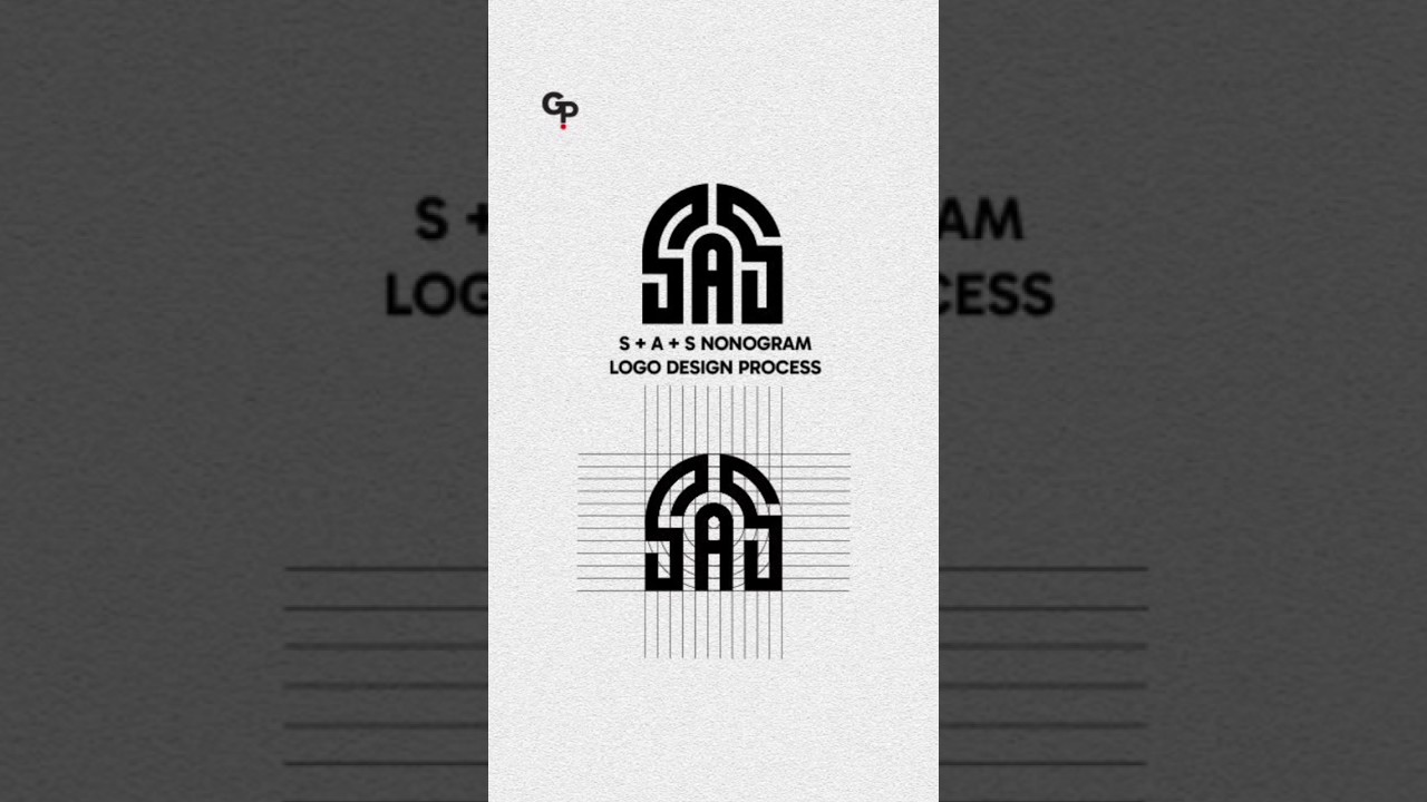 S + A + S Monogram Logo Design Process | Adobe Illustrator Tutorial #logodesign #adobeillustrator
