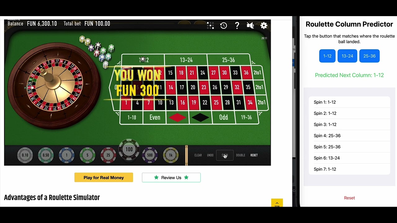 beating roulette with live markov model and chat GPT