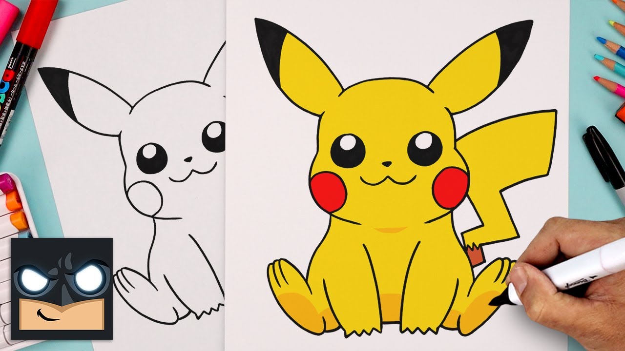 How To Draw Pikachu | Pokemon (for BEGINNERS)