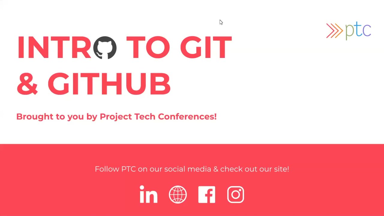 PTC Outreach: Intro to Git & Github