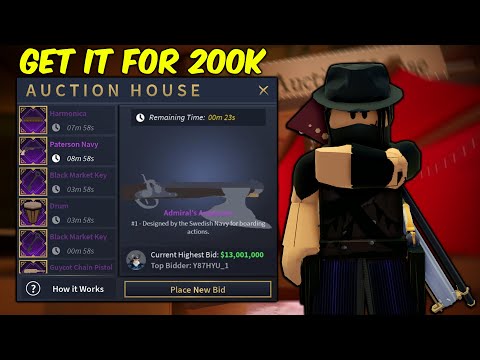 Roblox Wild West - How To Get The 13M AUCTION GUN For The CHEAPEST Price! (Wild West Roblox)