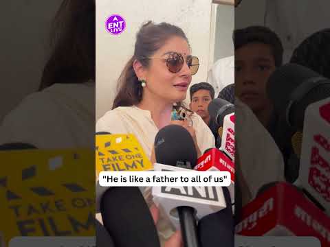 Raveena Tandon reaches Manoj Kumar’s residence to Pay her last Tribute and Respect 🙏🏻