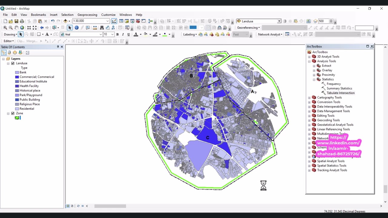 ArcGIS Tutorial: How to Use the Tabulate Intersection Tool | Area, Length & Count Explained