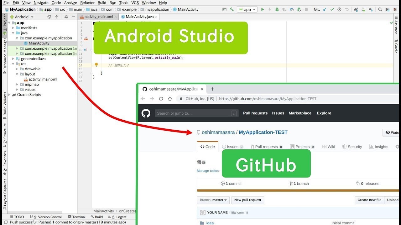 How to share and commit any project from Android Studio with GitHub using Git in a simpler way