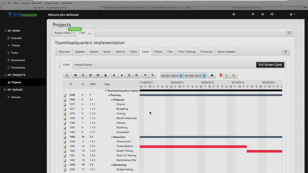 How to Import MS Project XML Gantt Chart files.