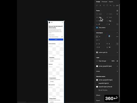 Responsive eCommerce template in Figma with Frames X