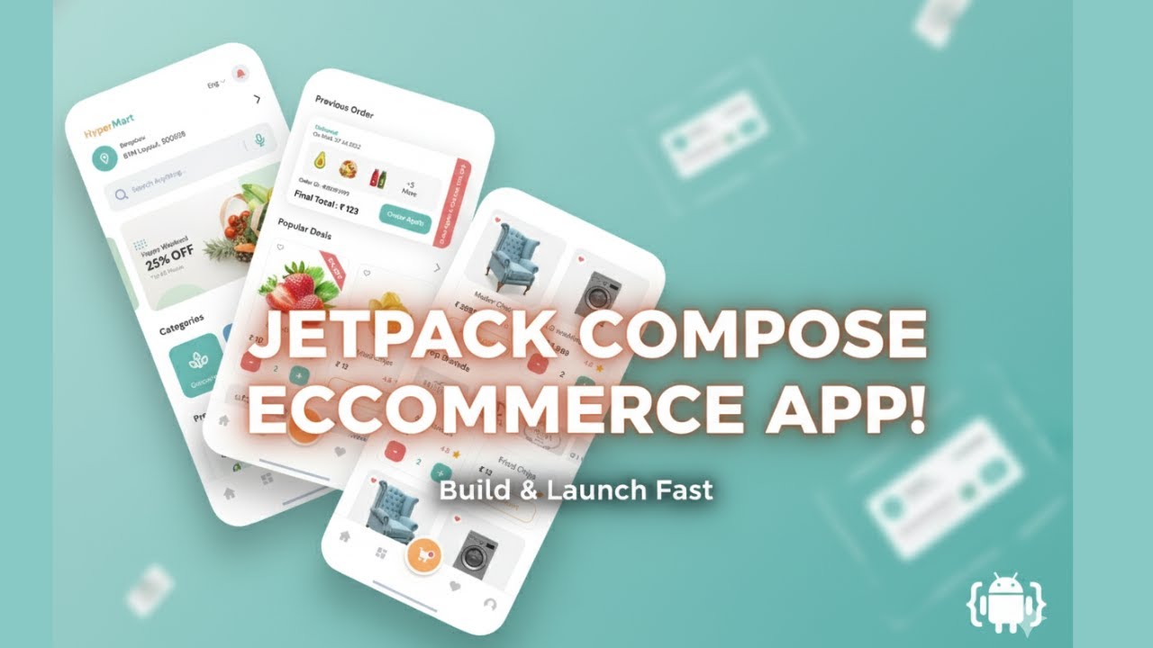 Modern E-Commerce App UI in Jetpack Compose | Clean & Minimal Android Design