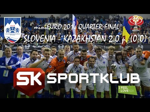 miniEURO 2014 Quarter-final SLOVENIA - KAZAKHSTAN 2:0 p. (0:0) / Sportklub TV