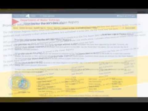 NYS DMV Vision Registry