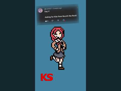Ikuyo Kita Art Request #pixelart #bocchitherock #anime