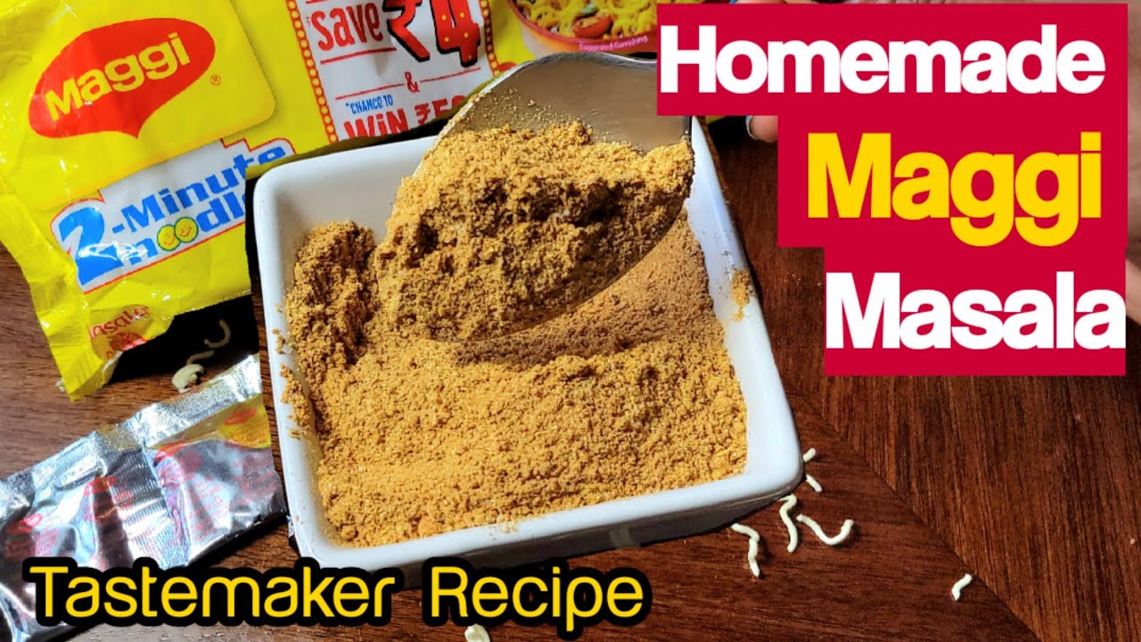 Maggi Masala tastemaker recipe | Homemade Maggi masala powder
