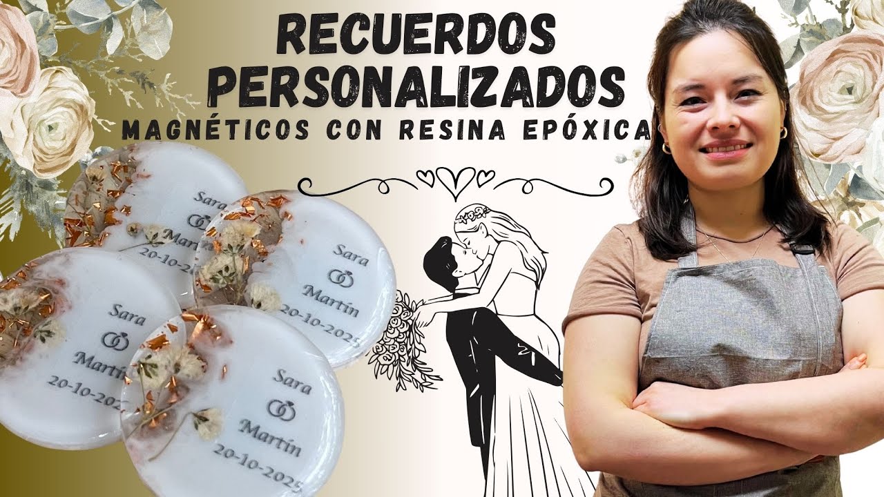 Unique Wedding Favors 💍 Magnetic Souvenirs with Epoxy Resin for Weddings | Step by Step