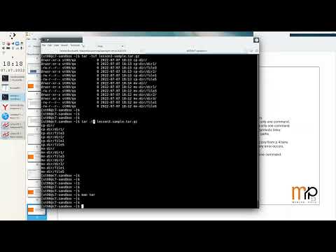 Manual Testing: One of the lectures of the Linux Module (input/output redirections)