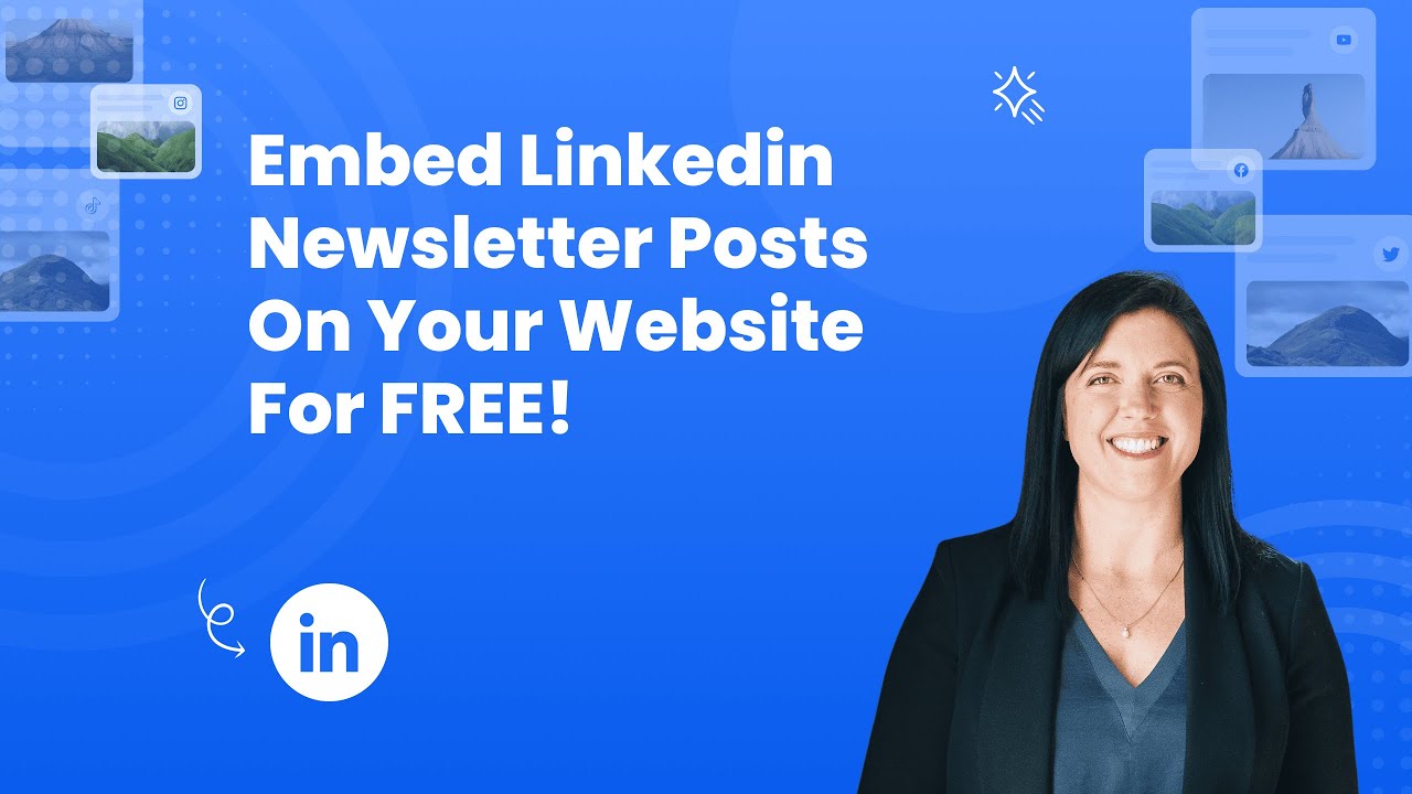 How to embed LinkedIn Newsletter Posts on your Website for FREE?