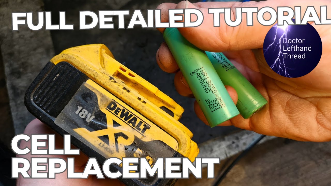 Dewalt Battery Cell replacement Full Tutorial