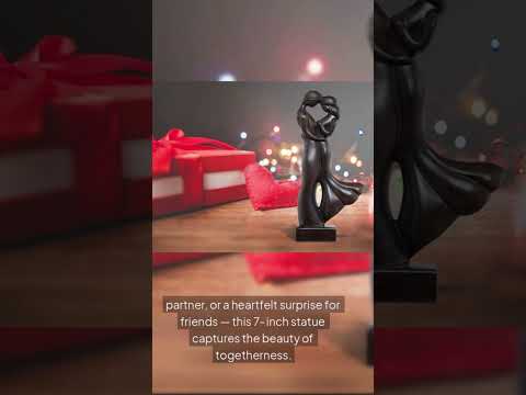 Perfect Anniversary Gift – Handcrafted Wooden Couple Sculpture 💑 | Unique Romantic Keepsake