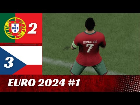 EURO 2024 | PORTUGAL VS CZECHIA | GROUP STAGE MATCH#1 #ronaldo #euro2024 #portugal #hattrick