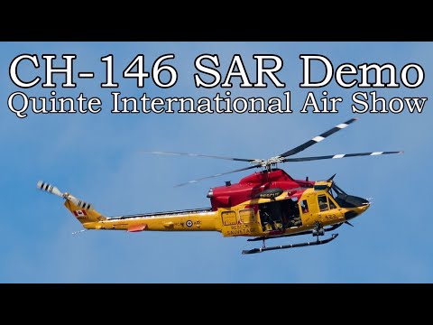 RCAF CH-146 Griffon SAR Demo in 4K - QIAS 2024 - 2024-06-30.