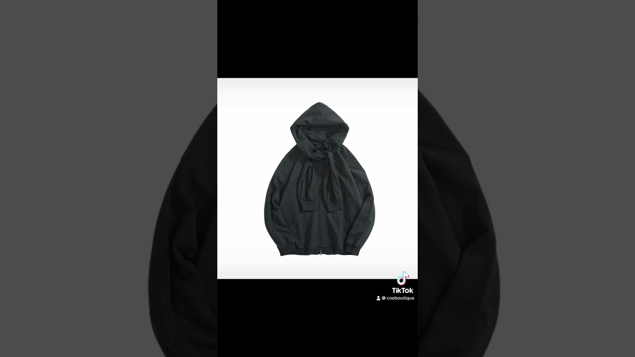 Balenciaga Black Layered Hoodie