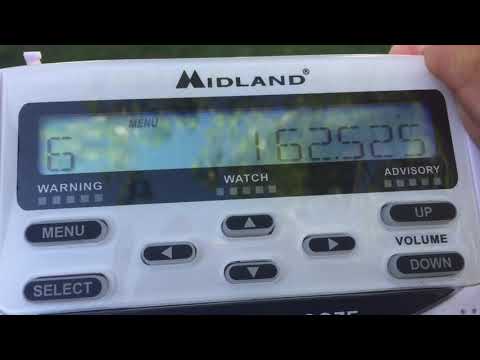 Almost receiving all 7 channels on NOAA Radio! 9:30 AM!