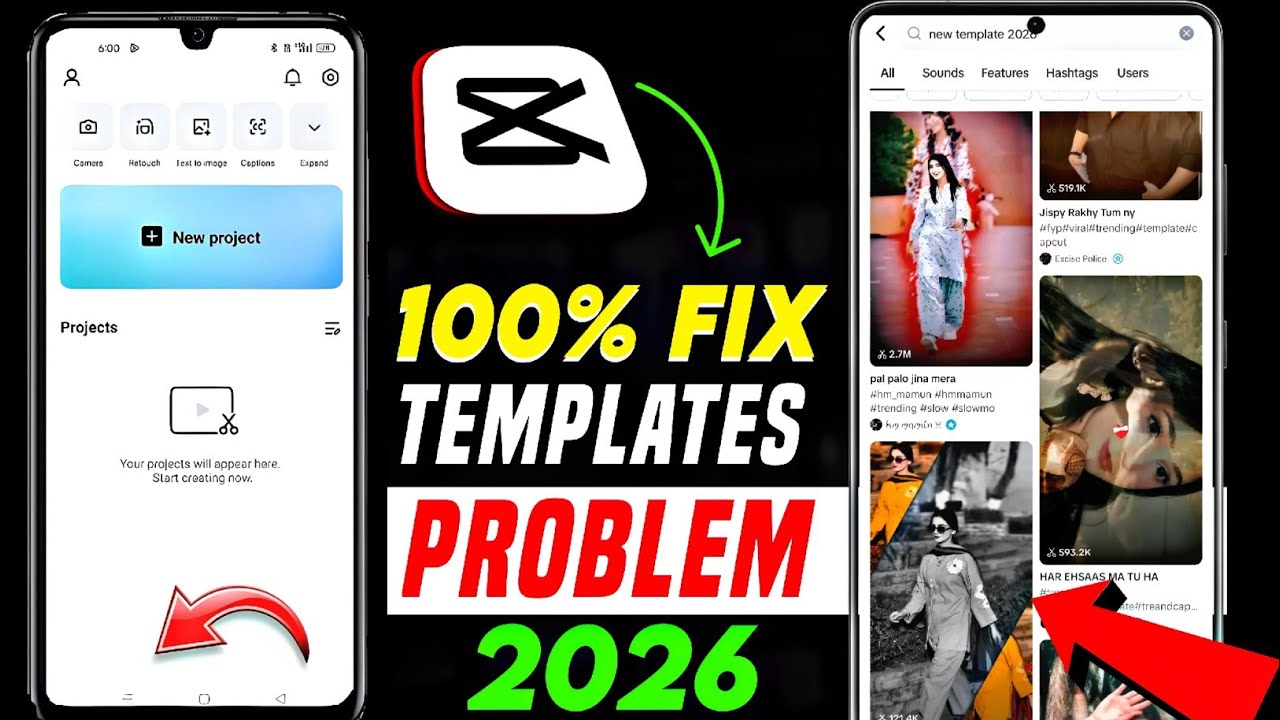 Capcut Template Not Showing 2026 | Fix Template Not Showing In Capcut | Capcut Template Problem