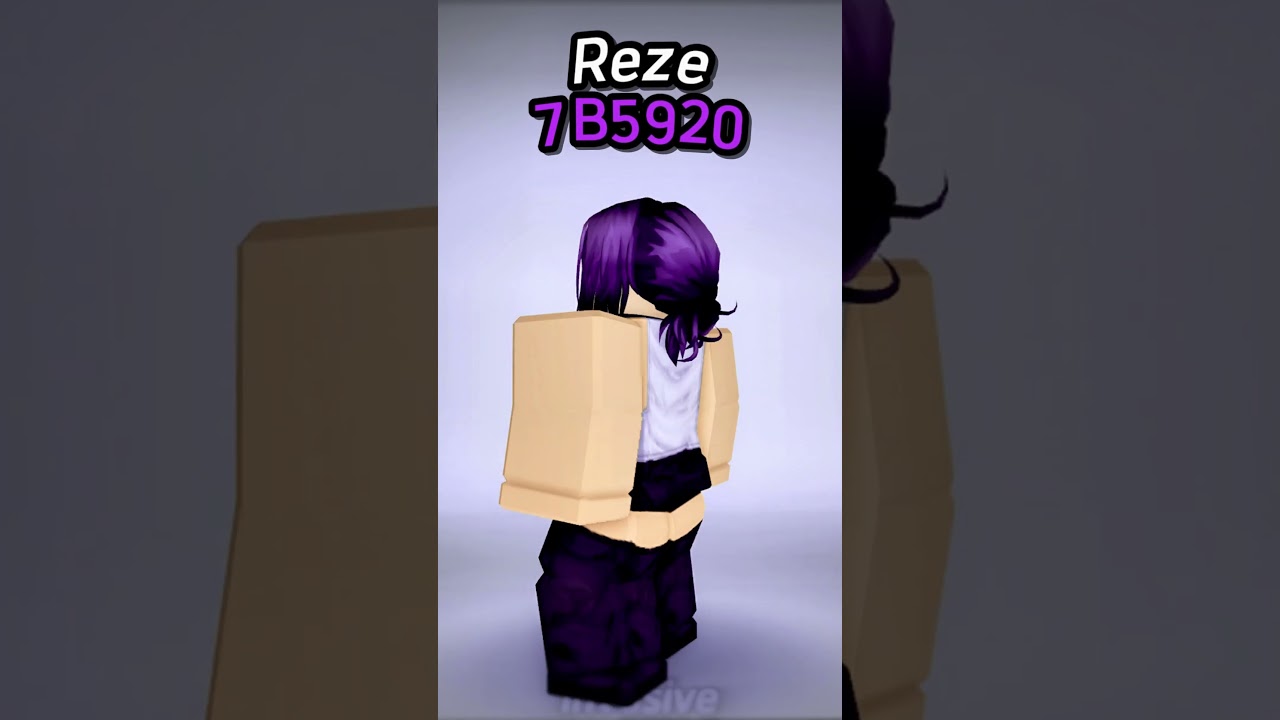 Roblox REZE Chainsaw Man Outfit Idea #shorts