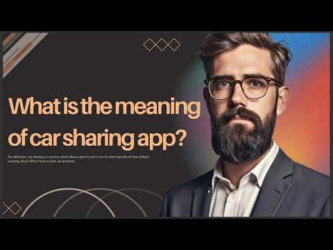 WHAT IS THE MEANING OF CAR SHARING APP