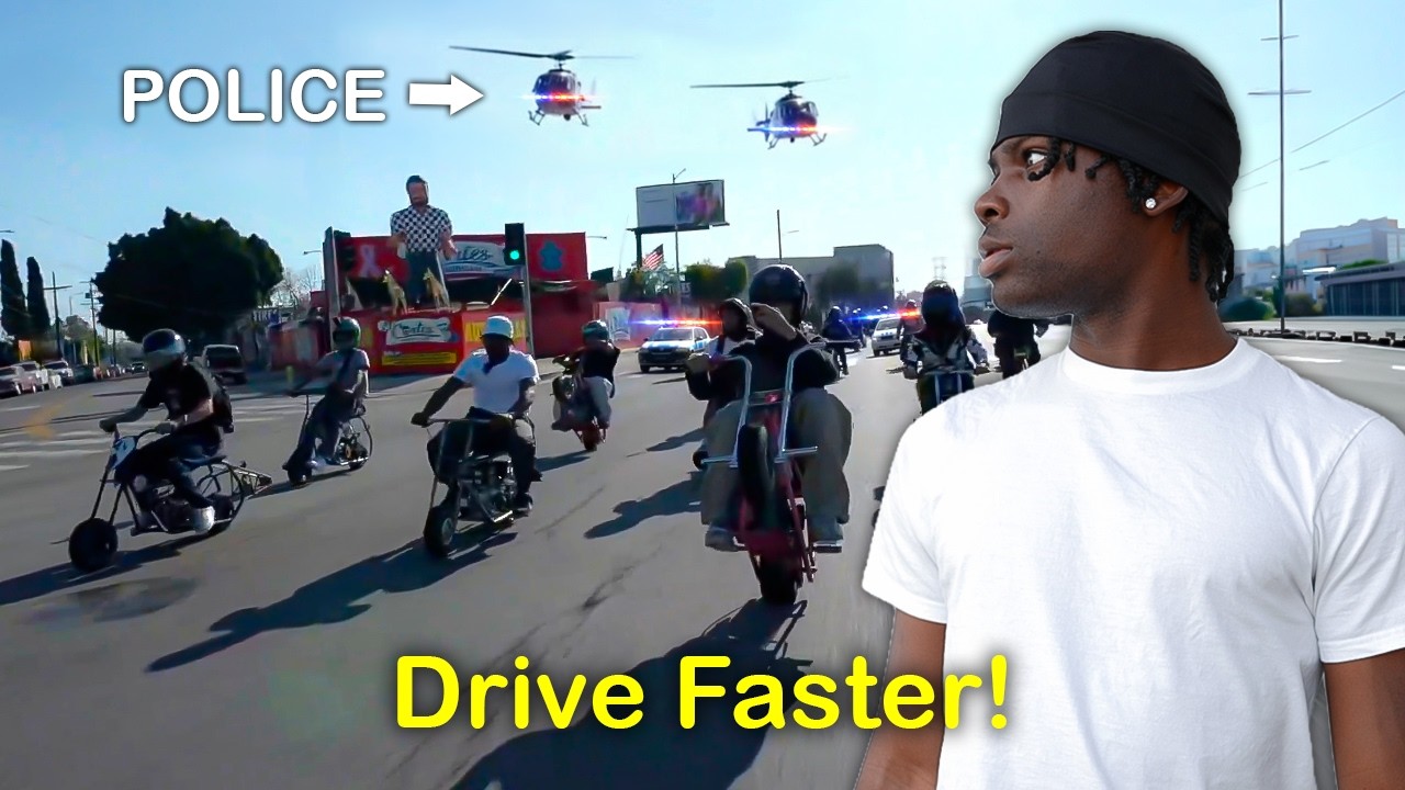 We Escaped Police After They Tried Shutting Down a LA Takeover!