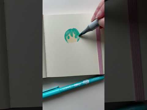 Using Miku markers!