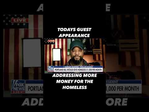 Oregon Bill to give Homeless people $1000 a month no strings attached