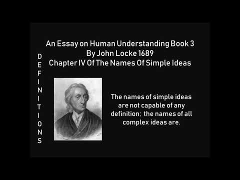 What are Words by John Locke 1689