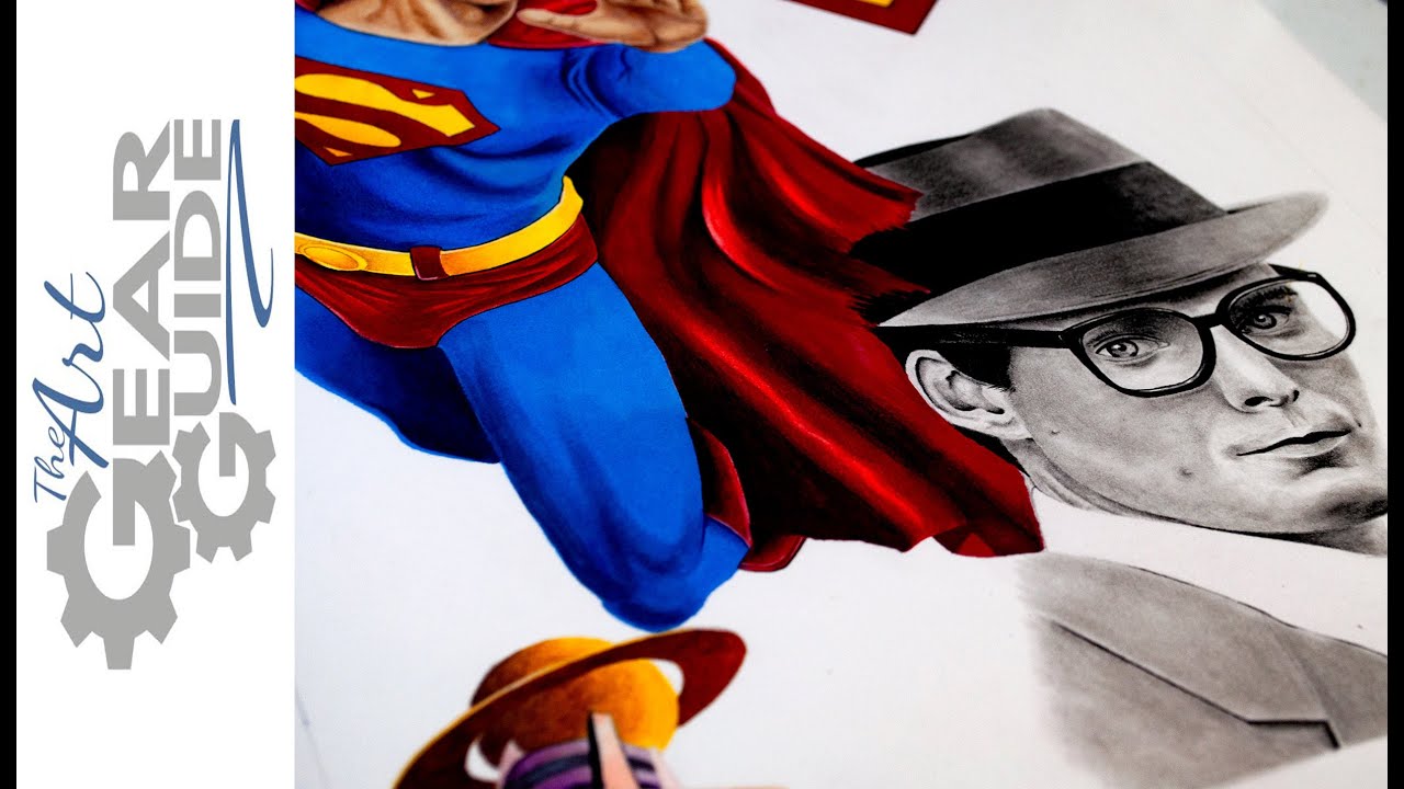 Superman Speed Drawing | Christopher Reeve Superman