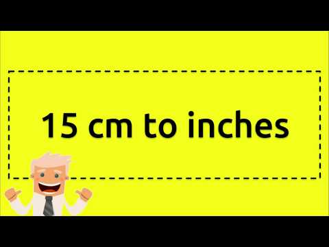 15 cm to inches