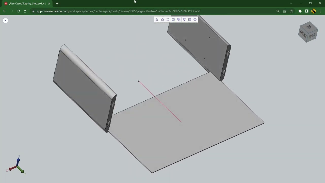 Interactive Step Instructions with Canvas Envision
