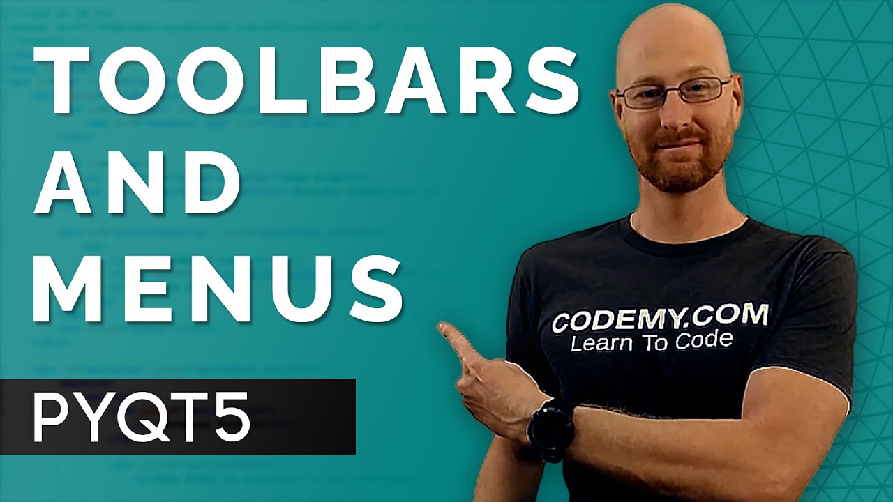 Adding Toolbars and Menus with PyQt5 Designer - PyQt5 GUI Thursdays #10